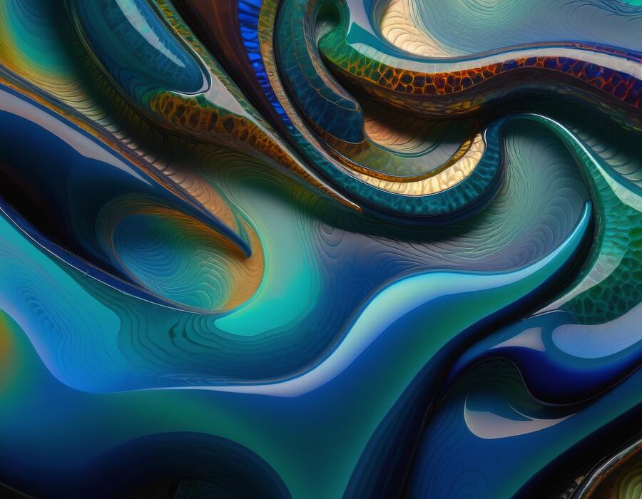 Internal Textures Digital Art by Eris And AI - Fine Art America