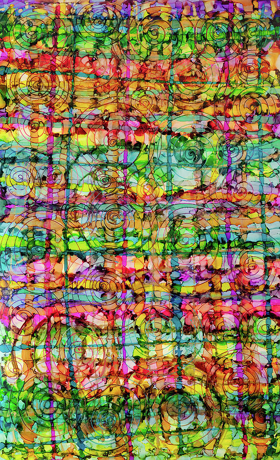 Intersections Painting by Bouhdy Art - Fine Art America