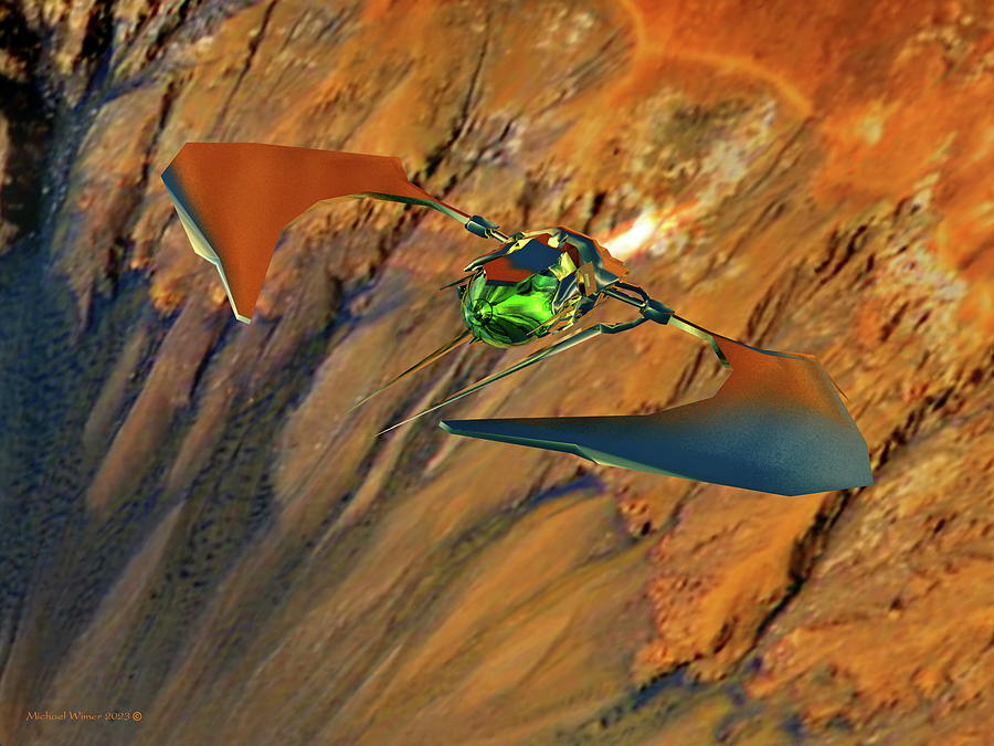 Interstellar Explorer Digital Art by Michael Wimer - Fine Art America