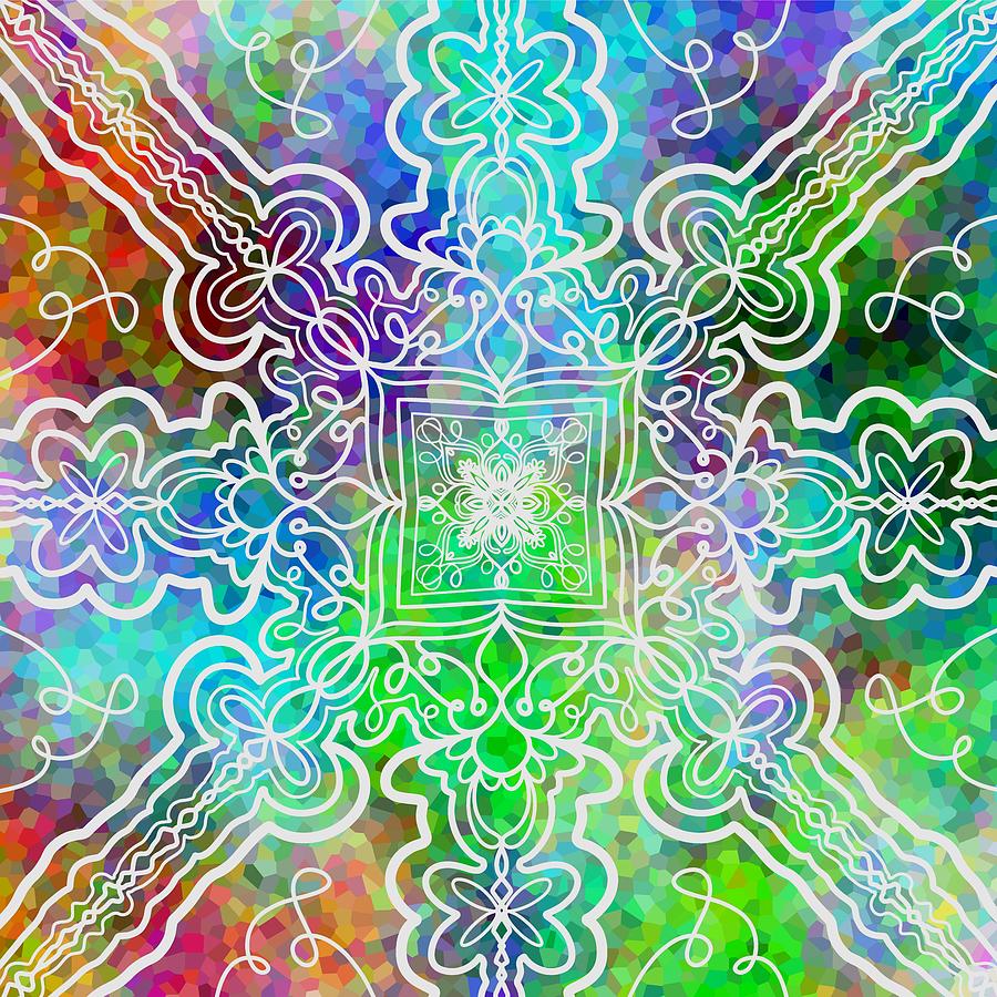 Intricate Mandala Digital Art by Kathleen Sartoris - Fine Art America
