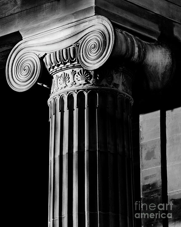 Ionic Column i Photograph by John Cooper - Pixels