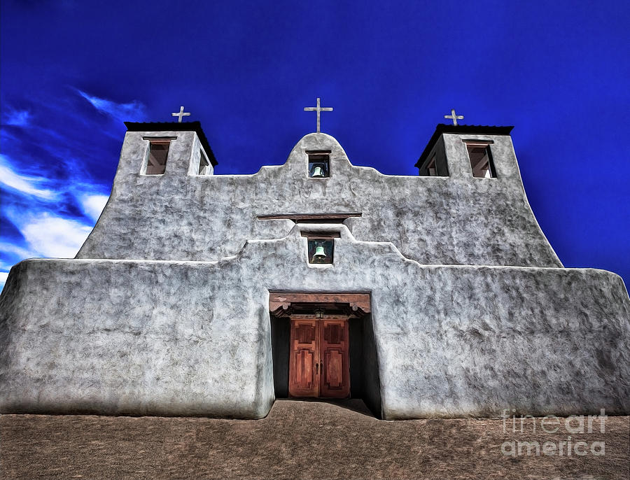 Isleta Pueblo Mission Mixed Media by Christopher Gatelock | Pixels