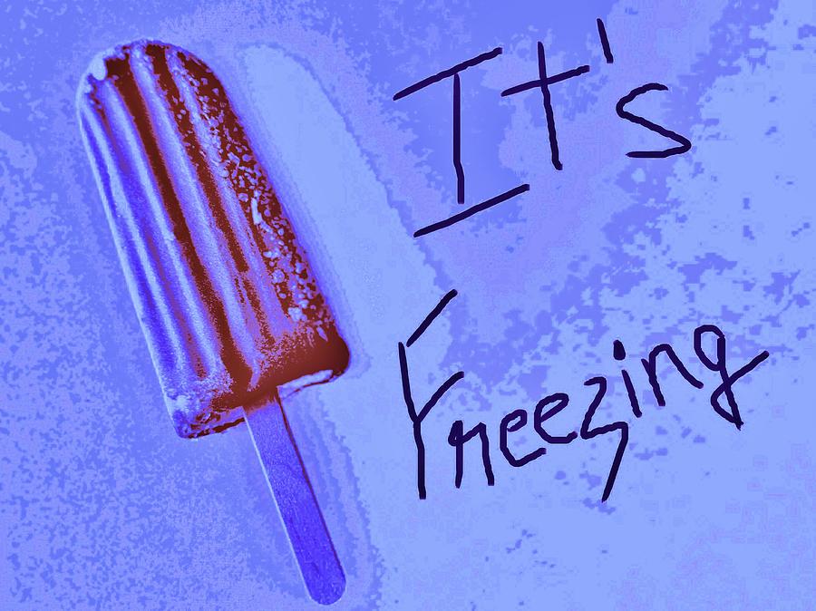 It is Freezing Photograph by Preeti M - Fine Art America