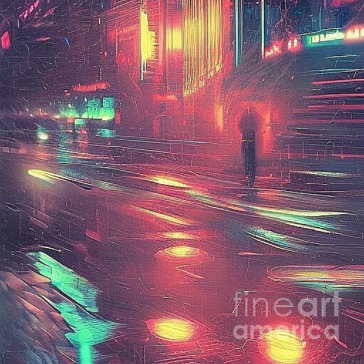 It Was A Dark and Stormy Night Digital Art by Jenny Revitz Soper - Pixels