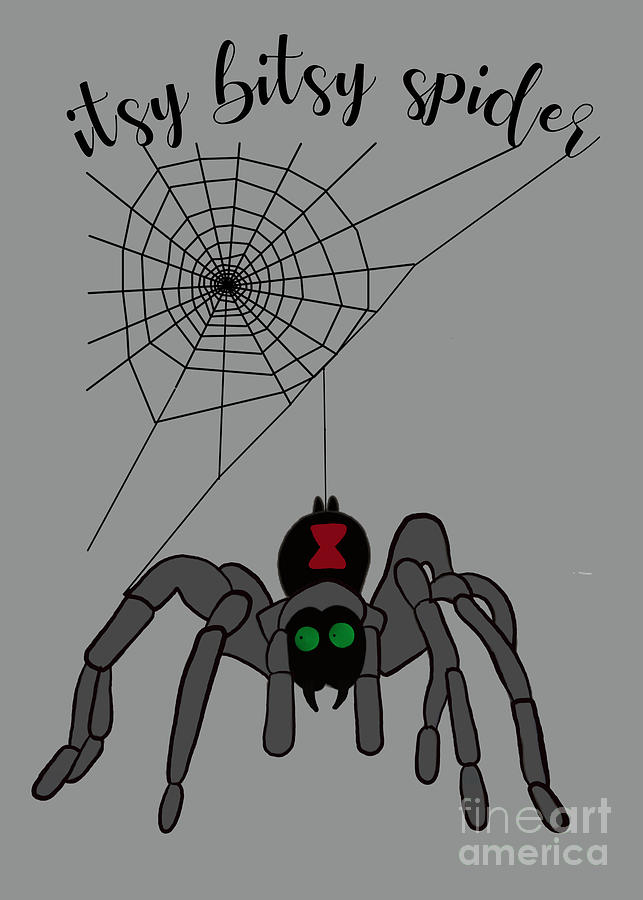 Itsy Bitsy Spider Digital Art by Priscilla Wolfe - Pixels