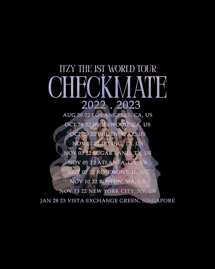 Itzy The 1st World Tour Checkmate 2022 Digital Art by Sefa Vuji - Pixels