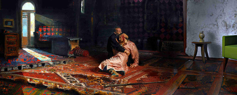 Ivan The Terrible And His Son Ivan Digital Art By Stofx Pixels