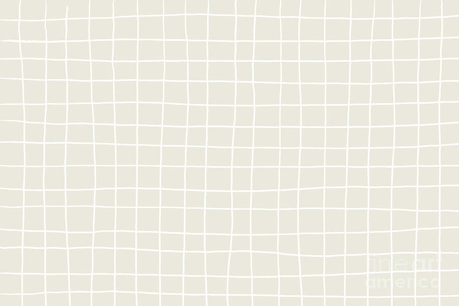 Ivory White Thin Checkerboard Square Grid Pattern Pairs Valspar 2023 ...