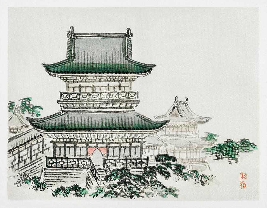 Japanese Architecture Painting by Art Dozen - Fine Art America