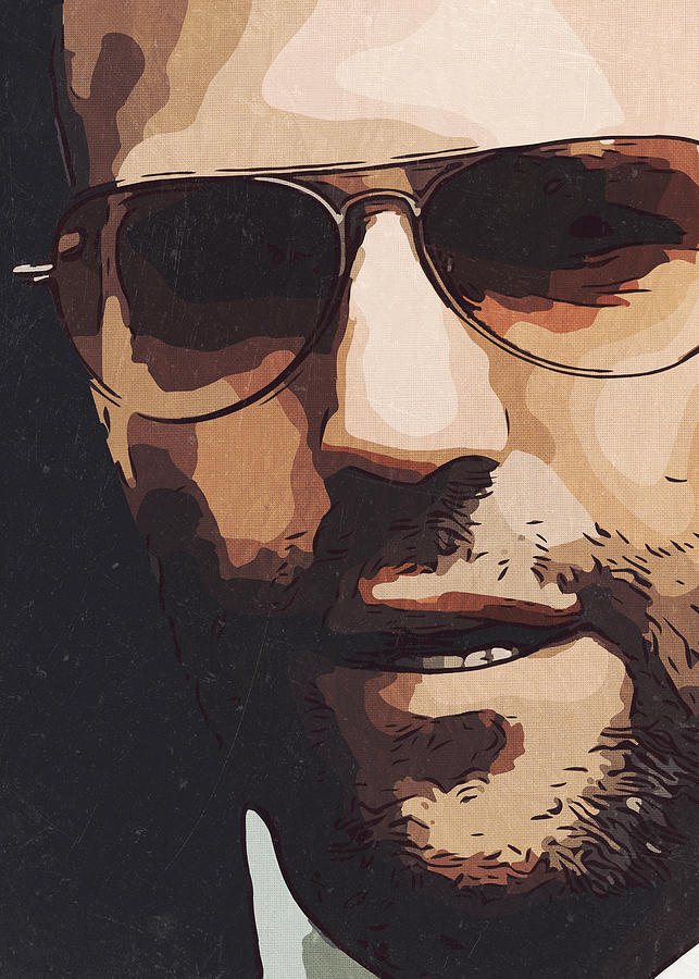 Jason Statham ArtworkJason Statham 05 Digital Art by TheArtGhost