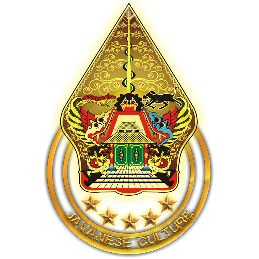 javaculture tradition Poster red Painting by Ellie Yvette | Pixels