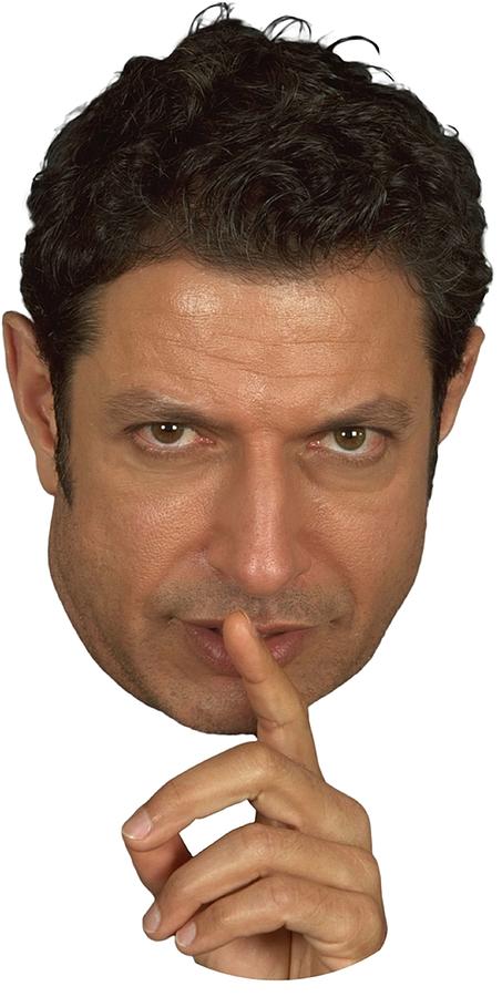 Jeff Goldblum Shush Face Poster Digital Art by Joshua Williams | Fine Art America