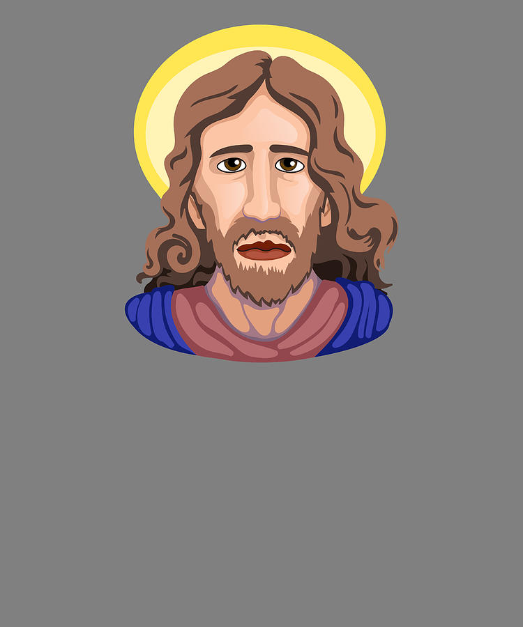 Jesus Clip Art Serious Jesus Dissapointed Jesus Clipart Digital Art by ...