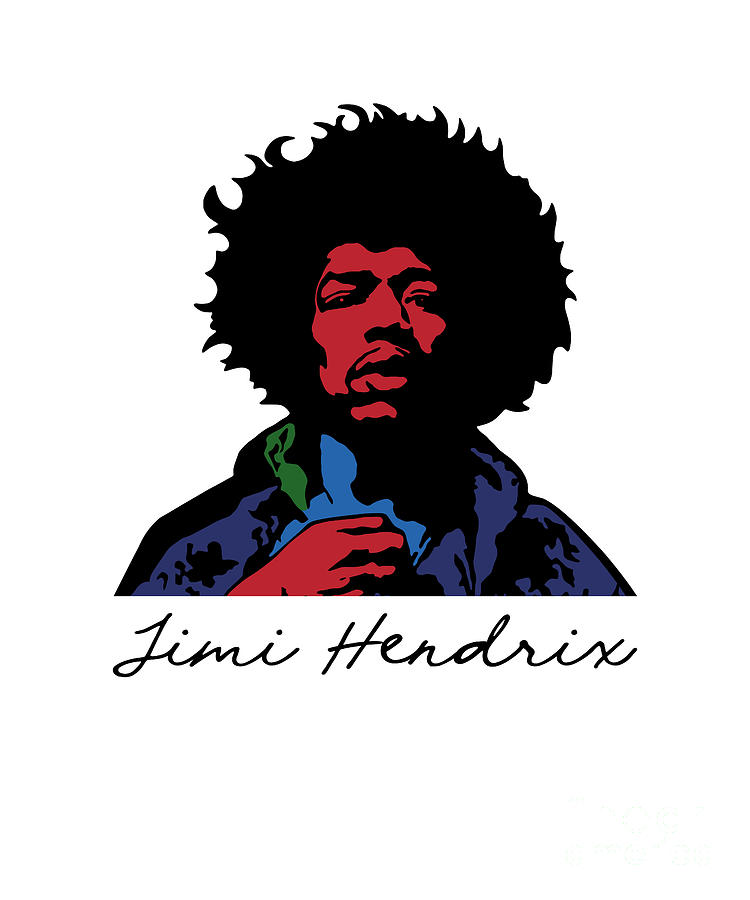Jimi Hendrix Fan Art Digital Art By Rocking The Things Fine Art America