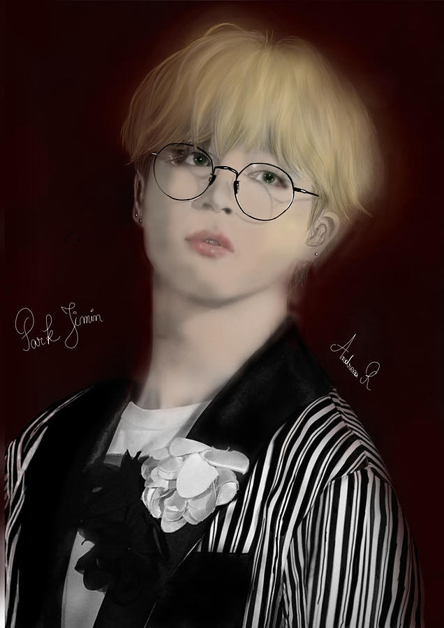 Jimin Digital Art by Laur Green - Fine Art America