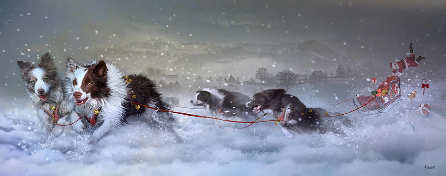 Jingle Bells quote nostalgia Painting by Jackson Joel | Fine Art America