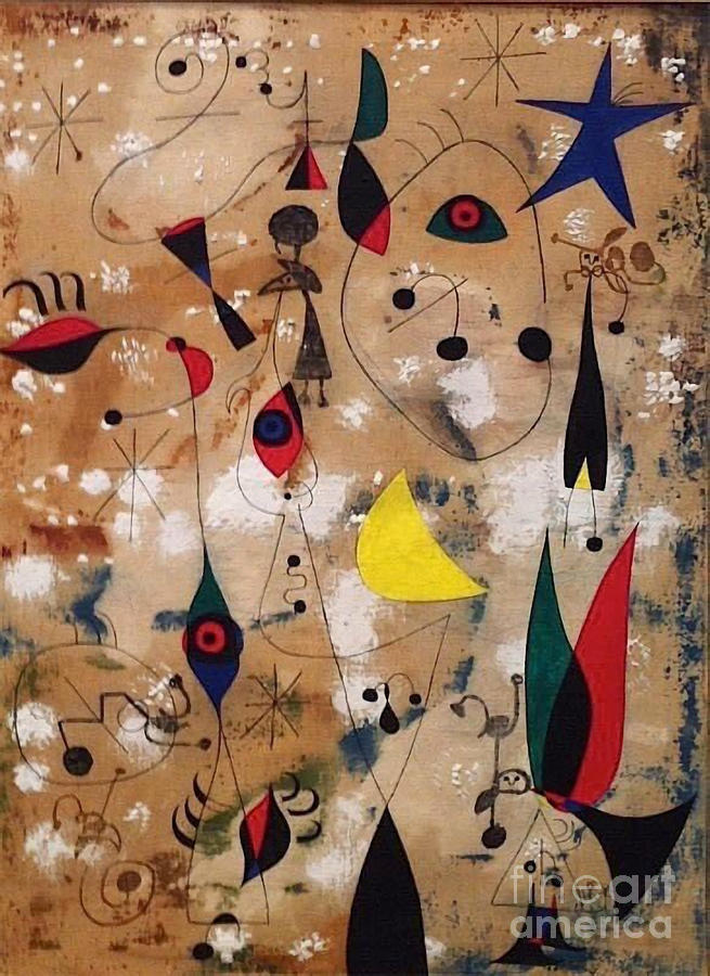 Joan Miro Whimsical Universe Digital Art by Alinas Watson - Fine Art ...