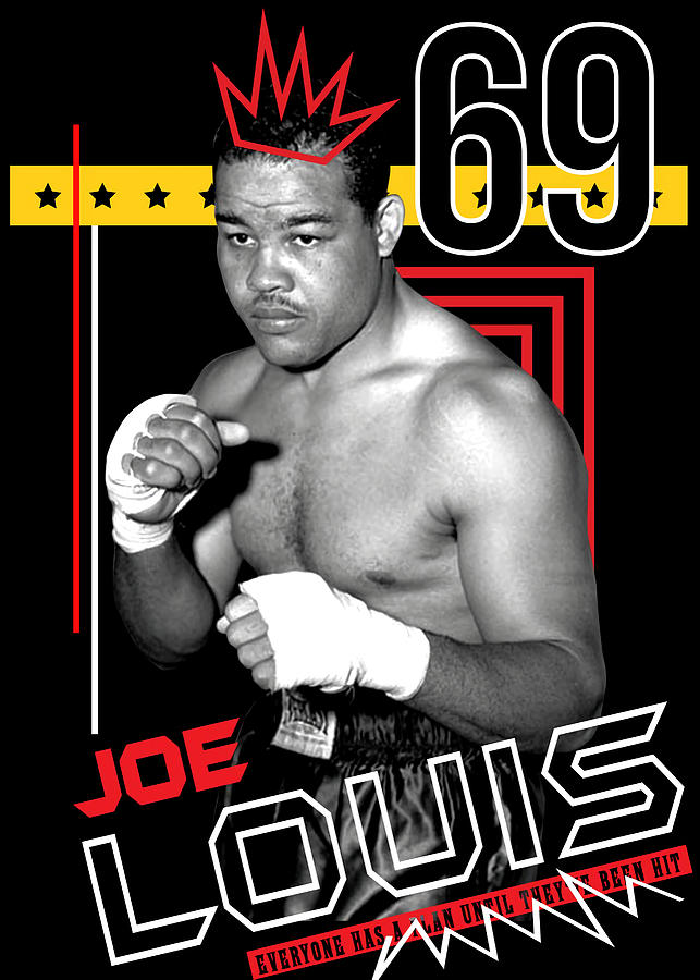 Joe Louis Poster PrintShop Tapestry - Textile by Morgan Russell - Fine ...