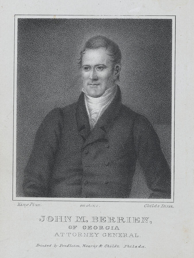 John Macpherson Berrien Drawing by Unknown - Fine Art America