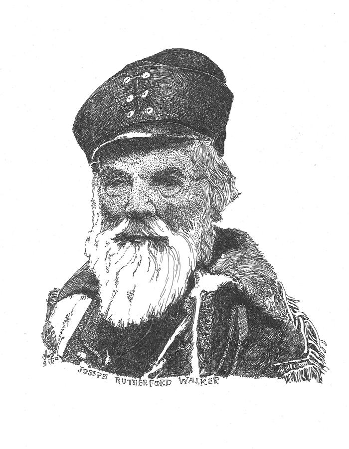 Joseph Rutherford Walker Drawing by Clayton Cannaday - Fine Art America