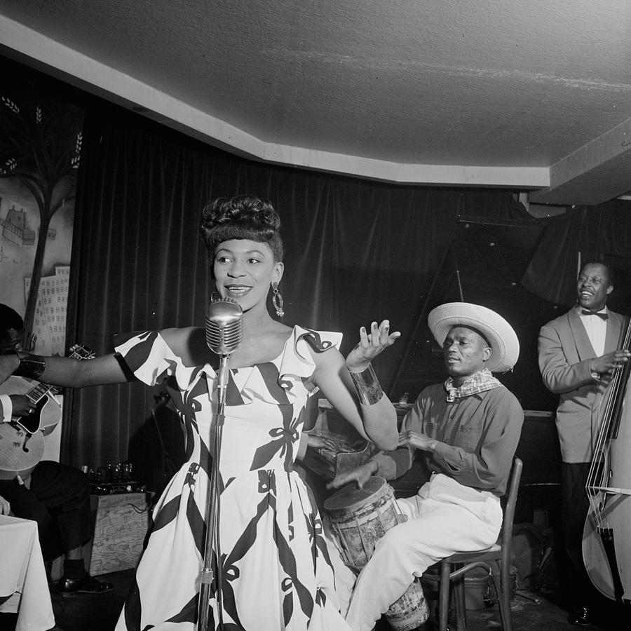 Josephine Premice, Village Vanguard, New York 1947 Photograph by ...