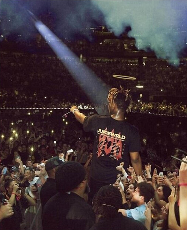 Juice Wrld After Concert Digital Art By Mark Gibelsen Pixels
