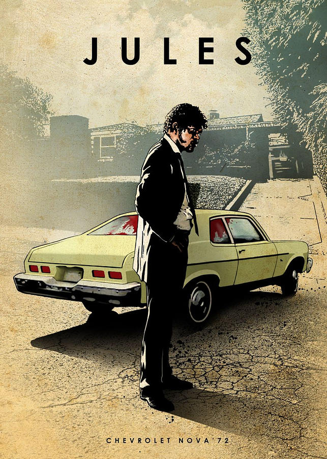 Jules Pulp Fiction Digital Art by Xavier Ryan - Pixels