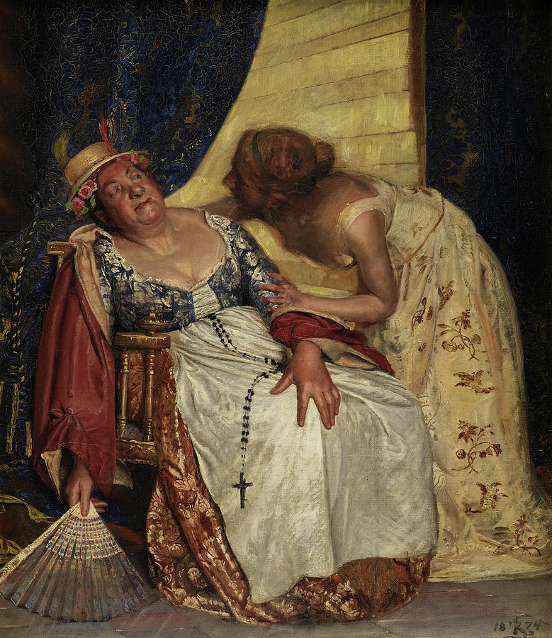 Julie og ammen Painting by Kristian Zahrtmann - Fine Art America Julie og ammen Painting by Kristian Zahrtmann - Fine Art America
