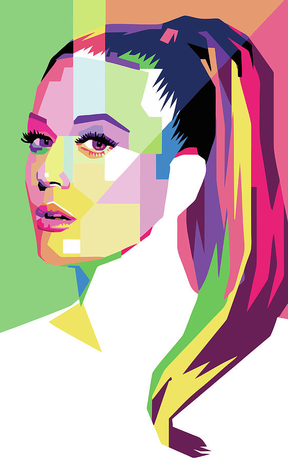 Katty Perry 1 Wpap Pop Art Digital Art by Ahmad Nusyirwan - Fine Art America