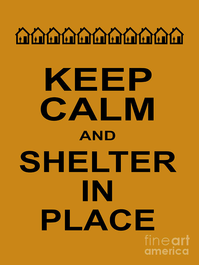 Keep Calm and Shelter In Place 20200317invertv4 Photograph by ...