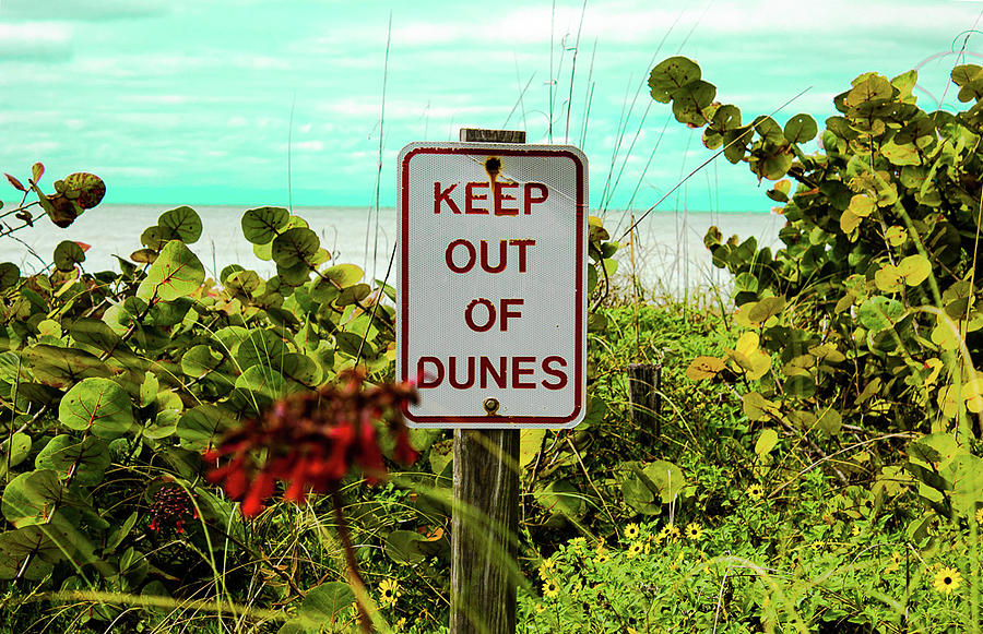Keep Out Photograph by M Crowe - Fine Art America