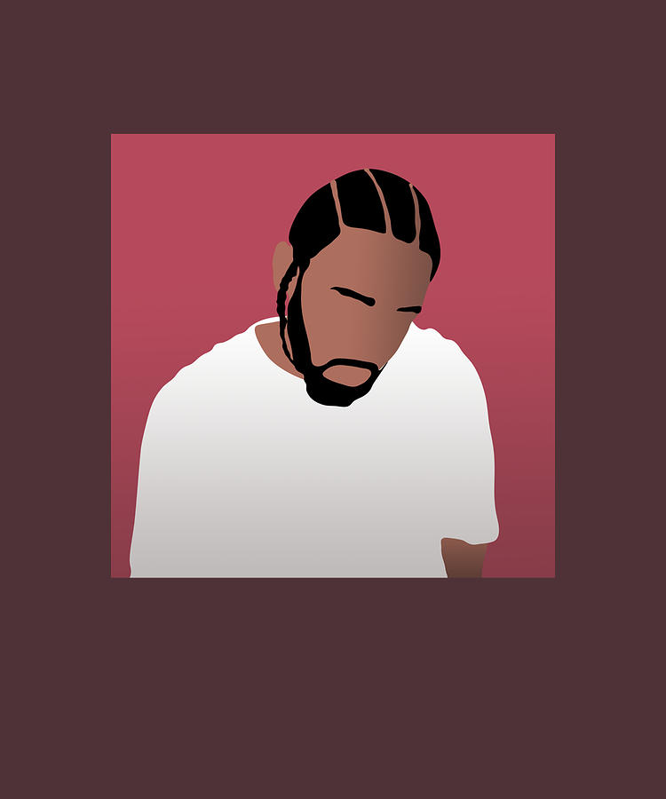 Kendrick Lamar DAMN Album Cover love Painting by Miller Roberts - Fine ...