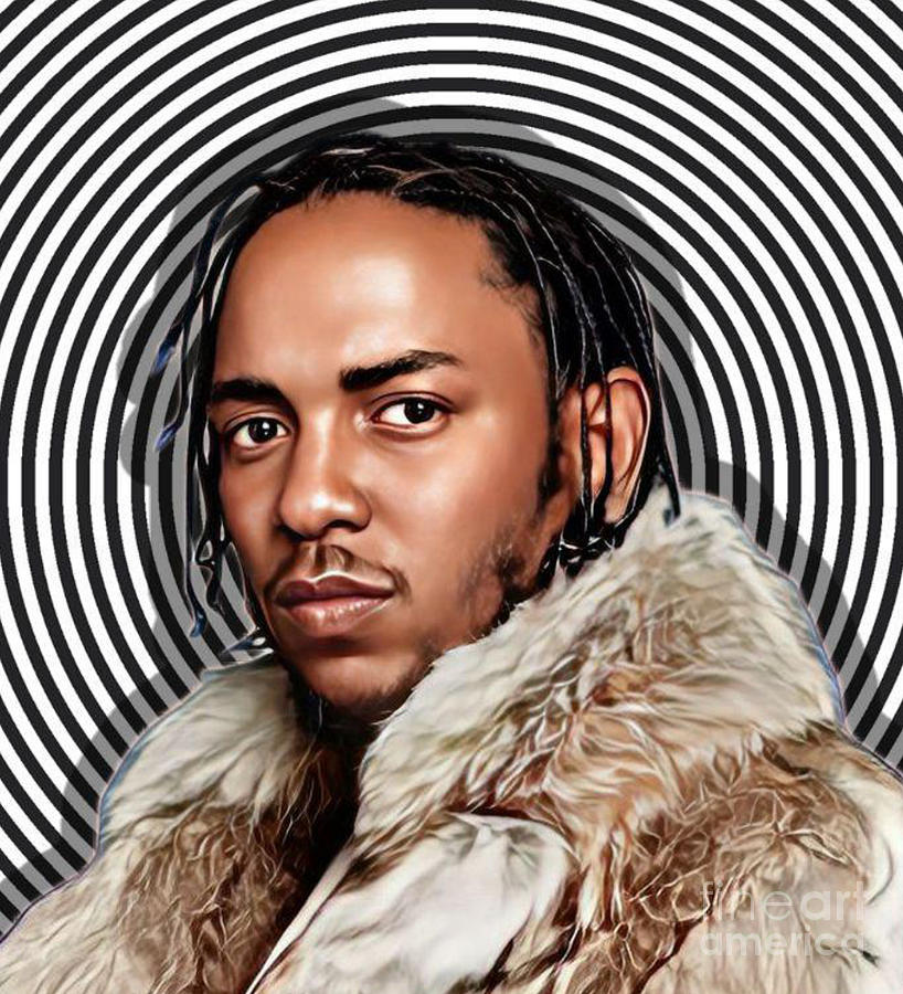Kendrick Lamar Rapper Hip Hop Digital Art By Roy Mizon Fine Art America