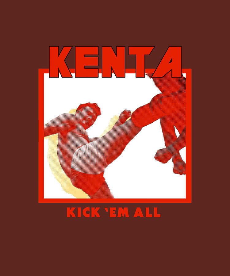 KENTA Kick Em All T humor Painting by Parker Jasmine - Fine Art America