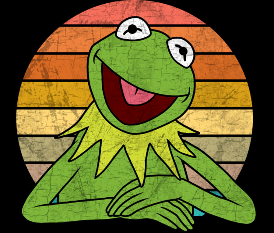 Kermit The Frog Poster boy cute Painting by Gray Saunders - Pixels