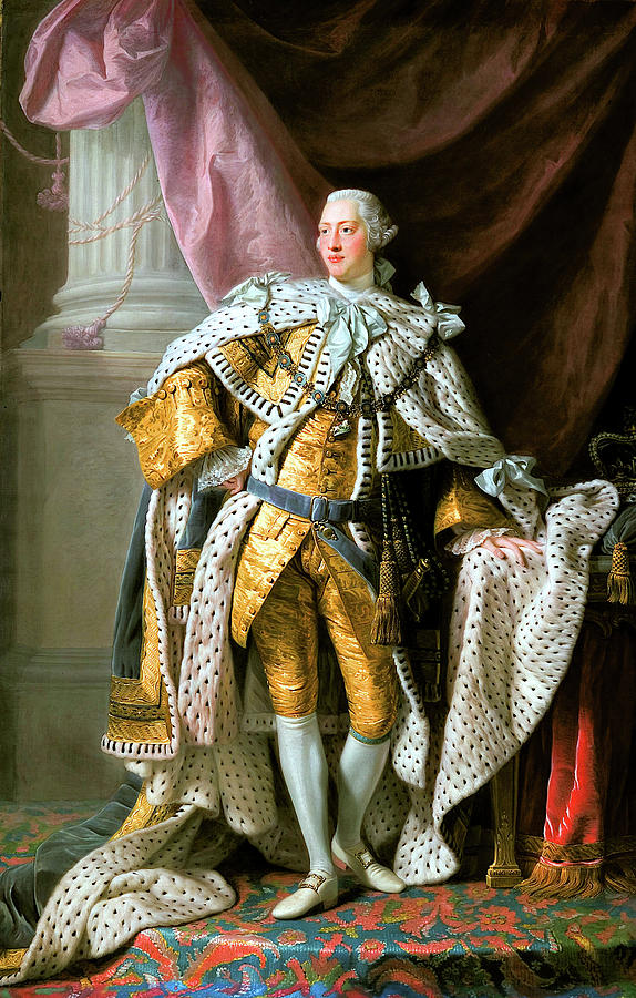 King George III Coronation Portrait Painting by Allan Ramsay - Pixels King George III Coronation Portrait Painting by Allan Ramsay - Pixels