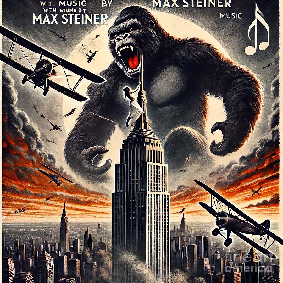 ''King Kong'' composer Max Steiner by Retro Movie Posters