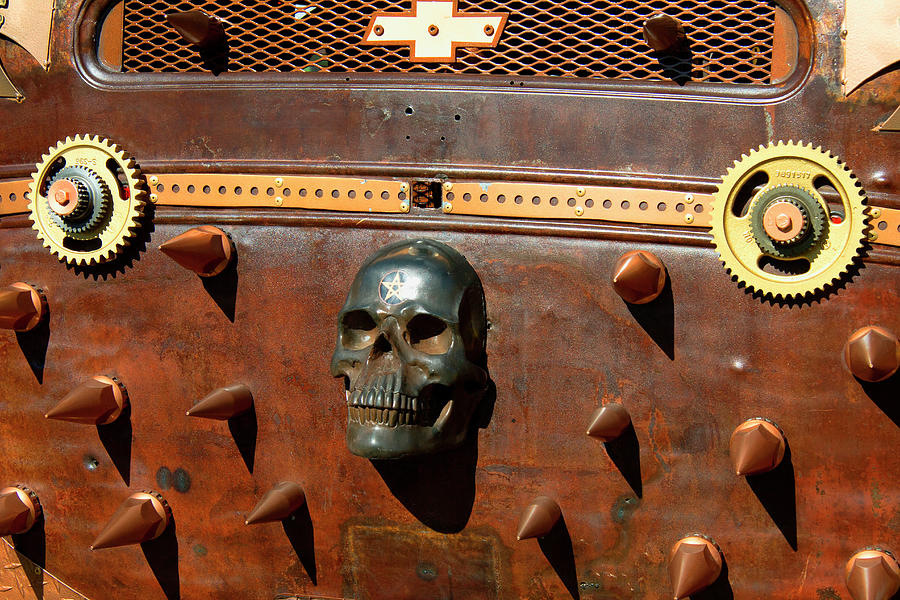 King Of The Rat Rods Skull Photograph by Nick Gray - Pixels