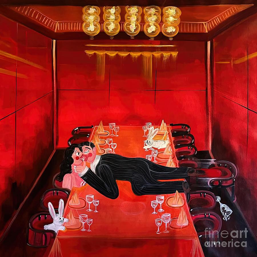 Kissing Oh De laval Painting by White Palmer - Fine Art America