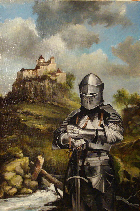 Knight Painting by Mikhail Savchenko - Fine Art America