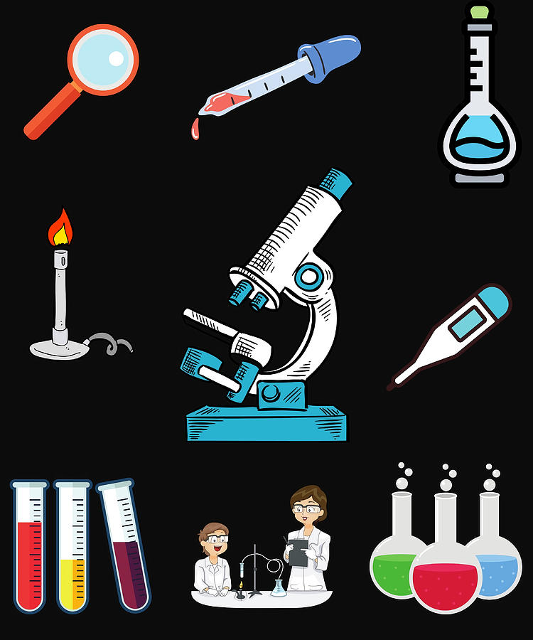 Lab equipment Poster Painting by Holmes Maria - Pixels