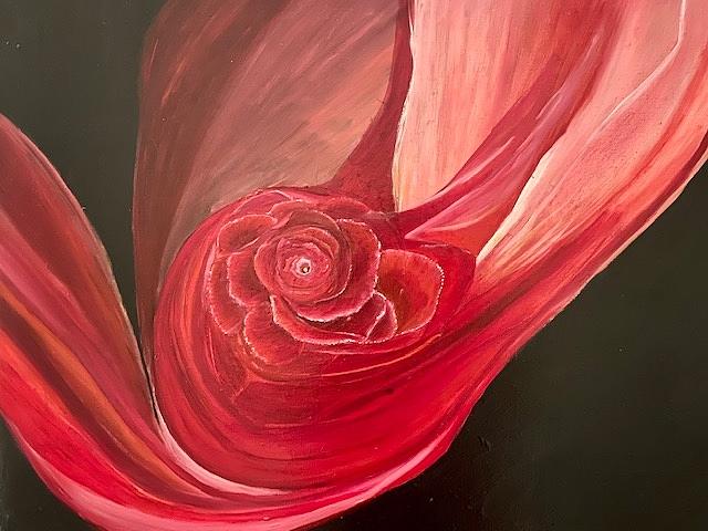 Lady Rose Painting by Monica Hebert - Fine Art America