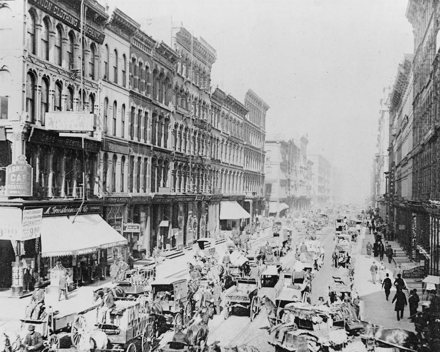 Lake Street, Chicago, Illinois, 1800's, 1893 Photograph by Visions ...