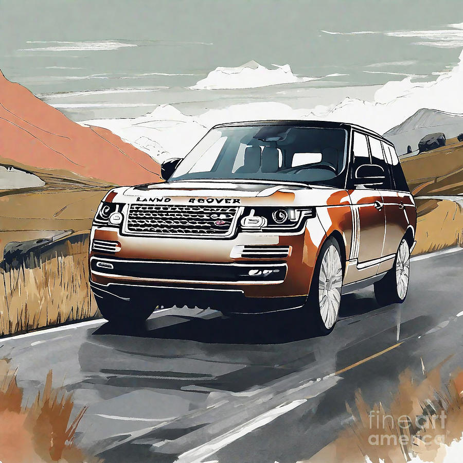 Land Rover Range Rover SVAutobiography LWB Digital Art by Grover ...