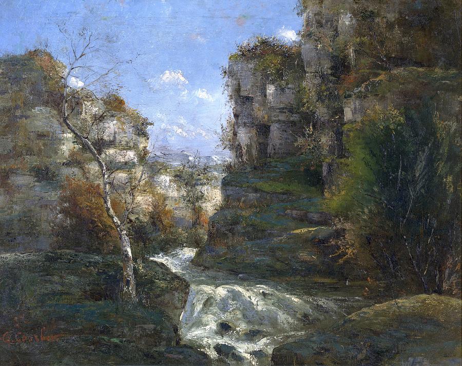 Landscape with Rocks near Ornans Gustave Courbet Painting by Gustave ... Landscape with Rocks near Ornans Gustave Courbet Painting by Gustave ...
