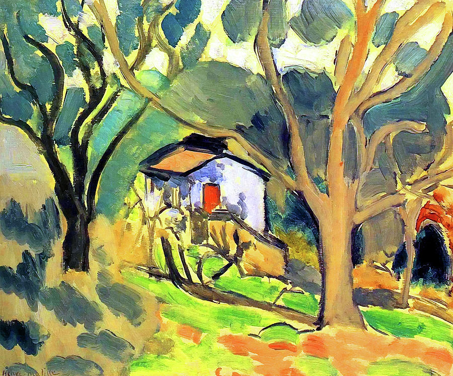 Landscape with Small House Painting by Henri Matisse - Fine Art America