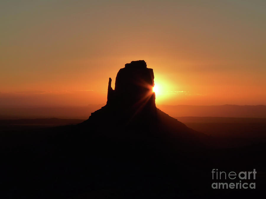 Left Mitten Sunset Digital Art by Bryan Katz | Fine Art America