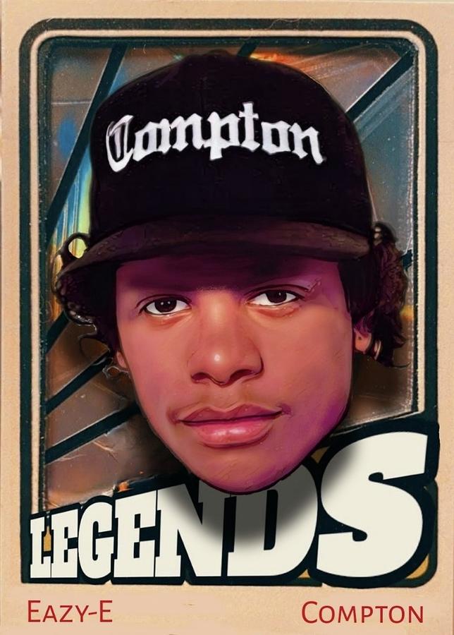 Legends Card Eazy E Digital Art by Marcel Washington | Pixels