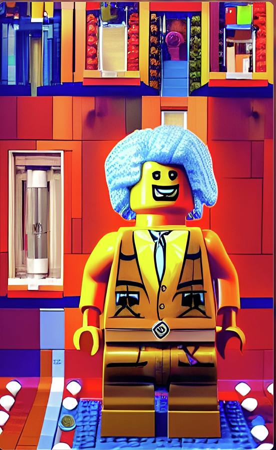 Lego Einstein Digital Art by Generational Images - Fine Art America