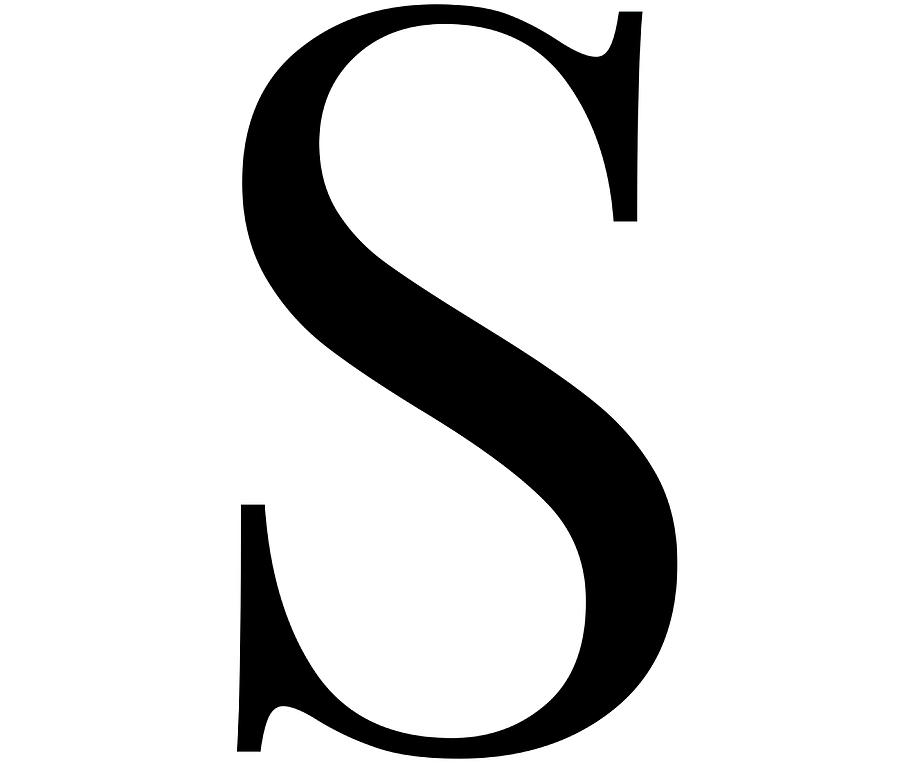 Letter S Poster retro girl Painting by Saunders Bennett | Pixels